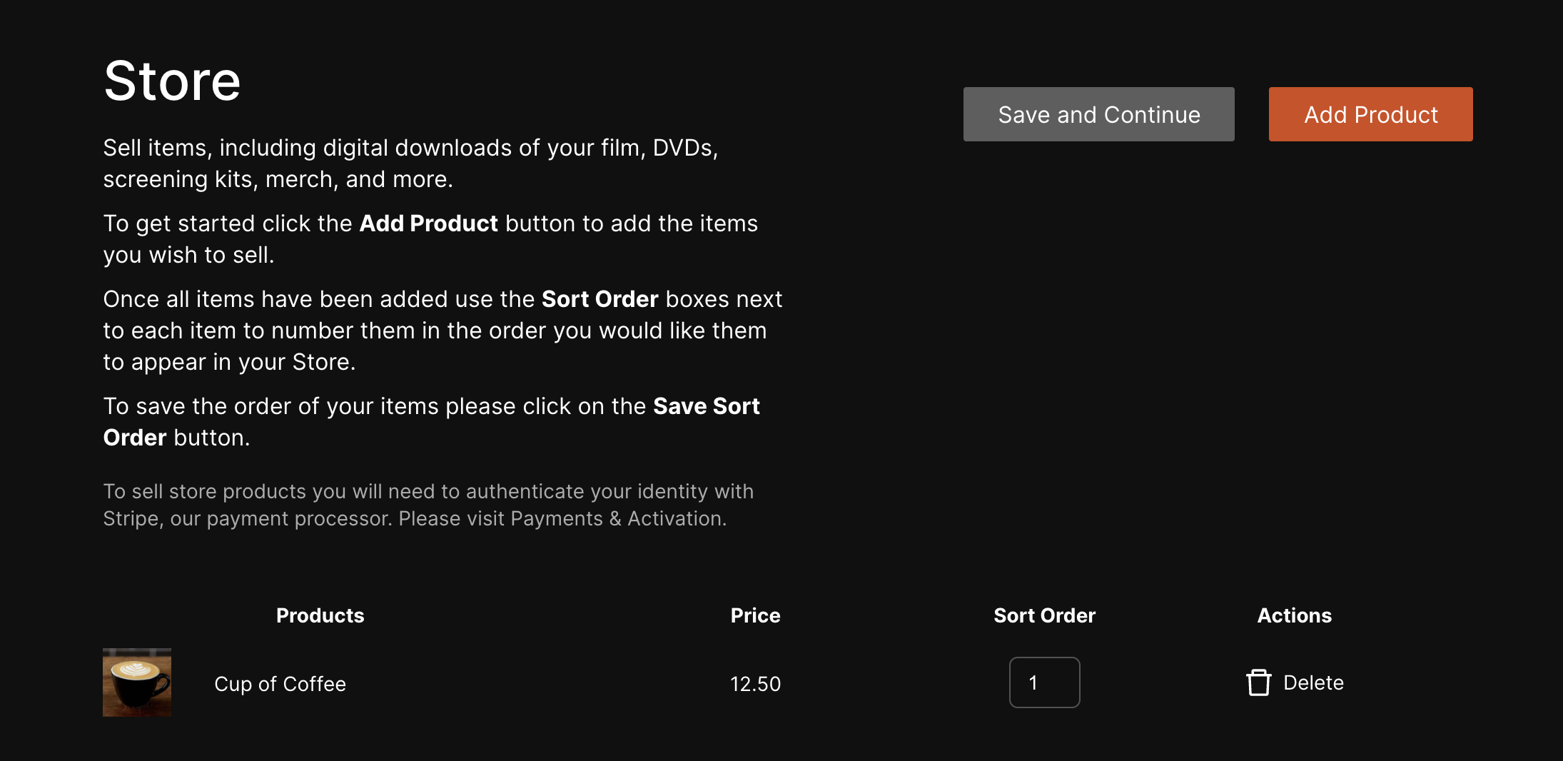 How Do I Delete Items From My Support Us Section Show Tell